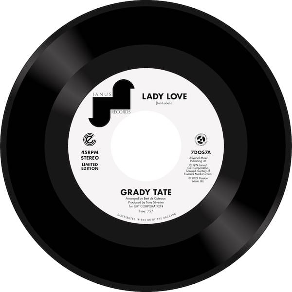 Grady Tate - Lady Love / Moondance 45 (Diplomats Of Soul) 7" Vinyl