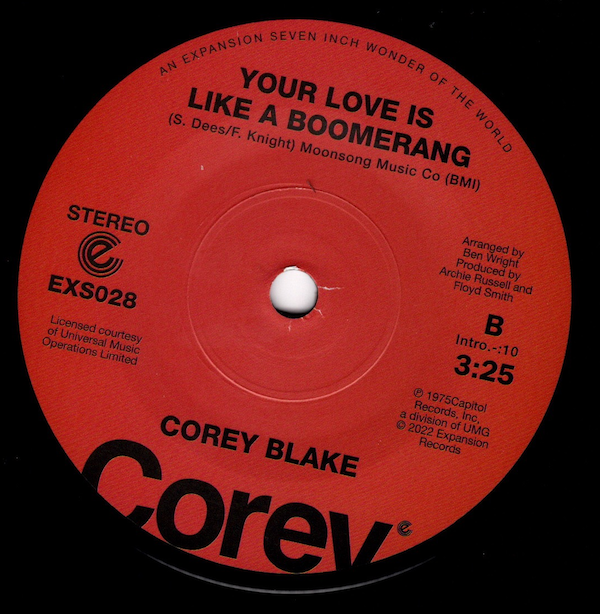 Corey Blake - How Can I Go On Without You / Your Love Is Like A ...
