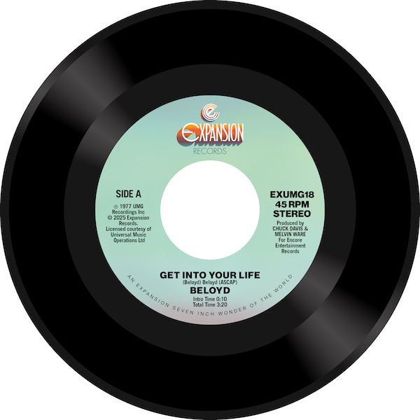 Beloyd - Get Into Your Life / Today All Day 45 (Expansion) 7" Vinyl