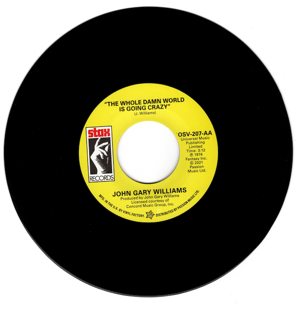 JJ Barnes - Sweet Sherry / John Gary Williams - The Whole Damn World Is ...