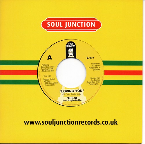 G Era - Loving You / Making Love 45 (Soul Junction) 7" Vinyl