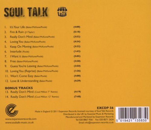 Soul Talk (Gary Poole Toby Baker Ernie McKone) - Soul Talk CD (Expansion)